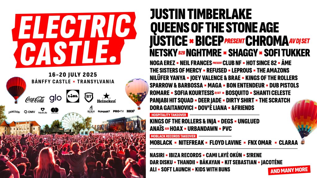 Line-up Electric Castle 2025: Justin Timberlake, Queens of The Stone ...