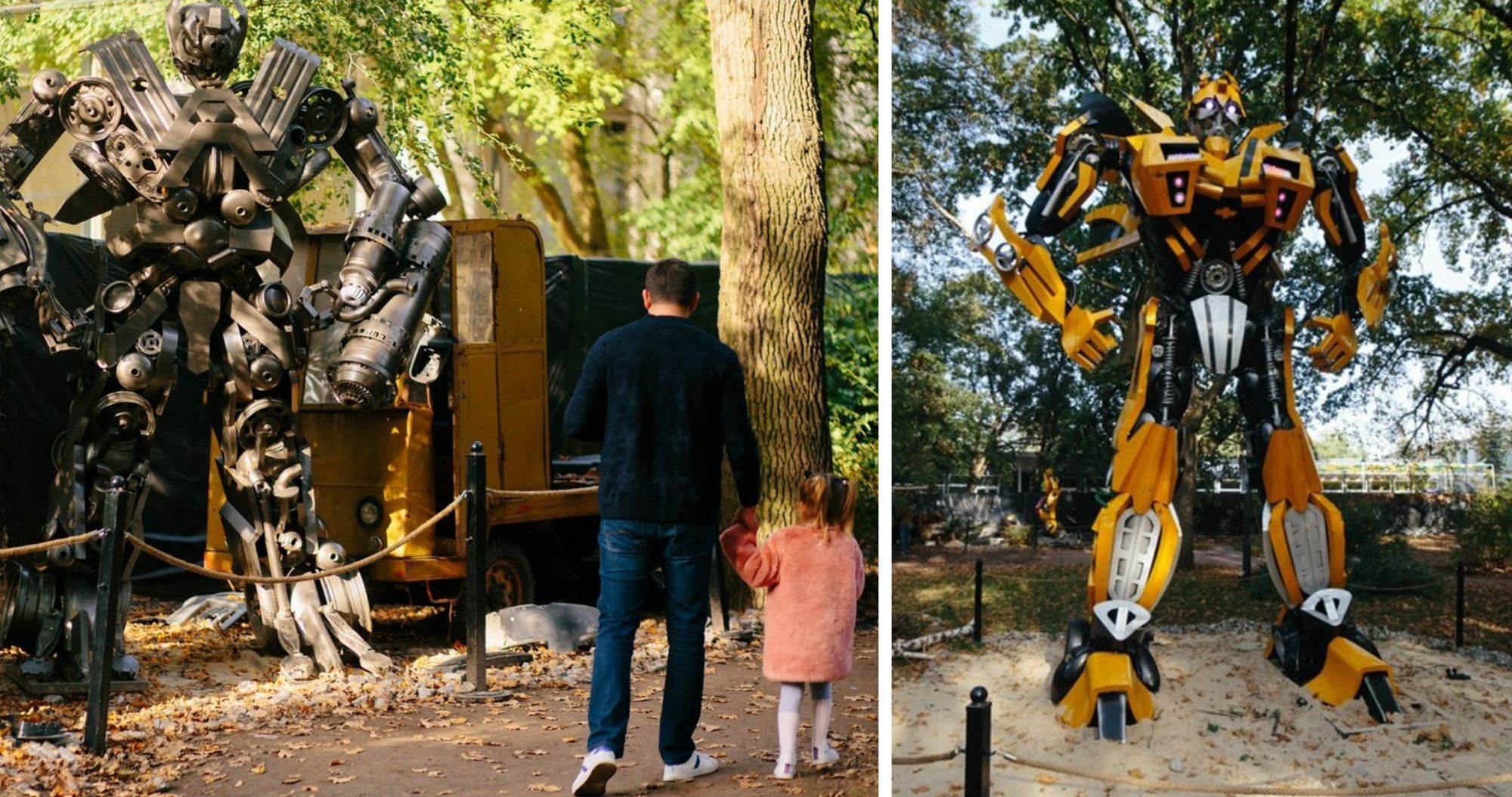 Expoziția „Transform Robots Alive” aduce 14 roboți gigant în Iulius Parc