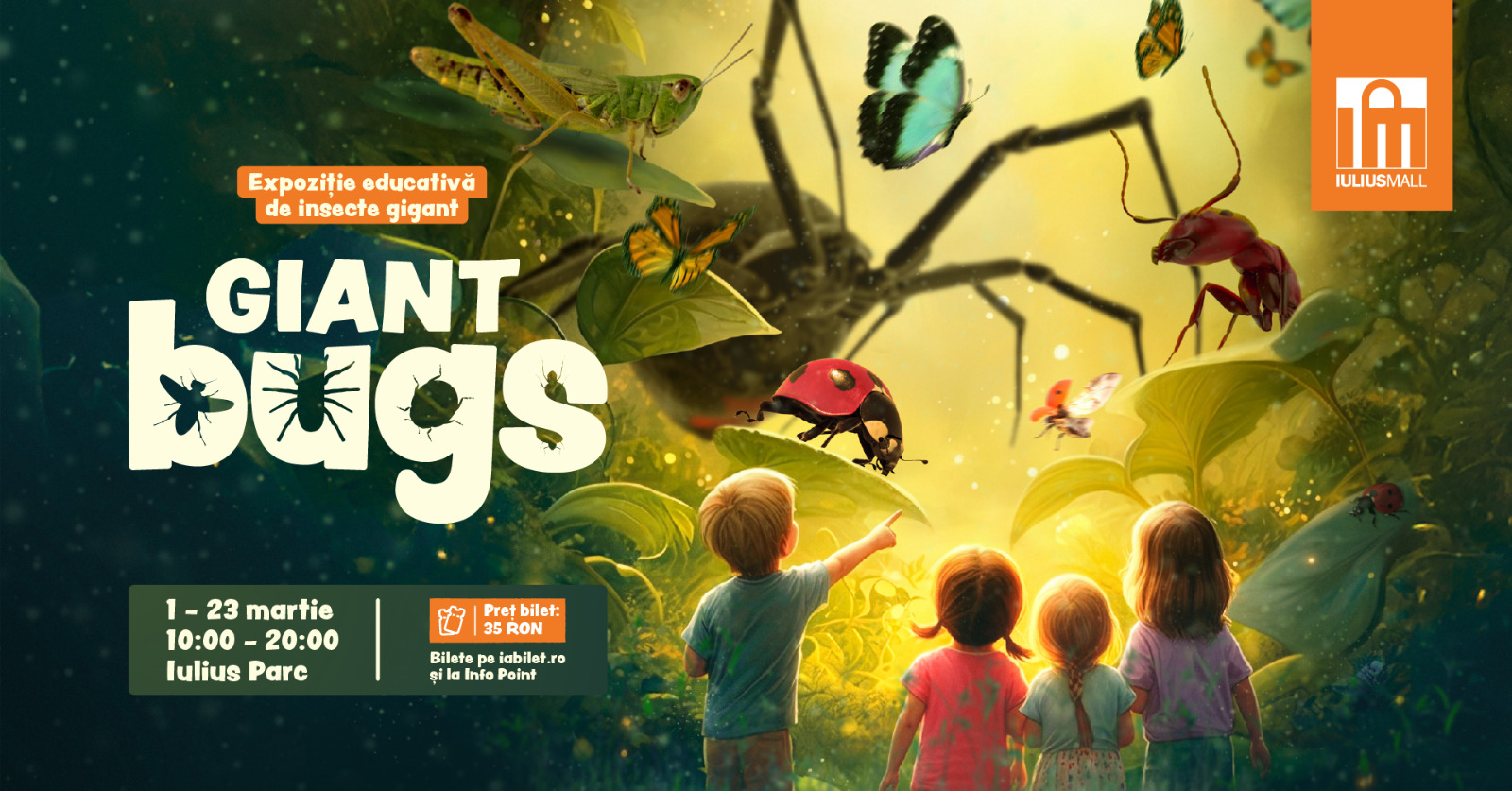 Expoziția educativă „Giant Bugs” aduce în Iulius Parc o lume nevăzută, mărită de mii de ori