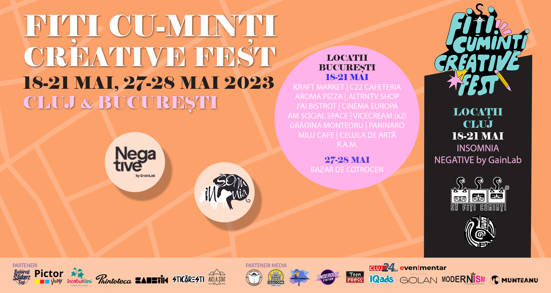 Fiți cu Minți Creative Fest ajunge și la Cluj