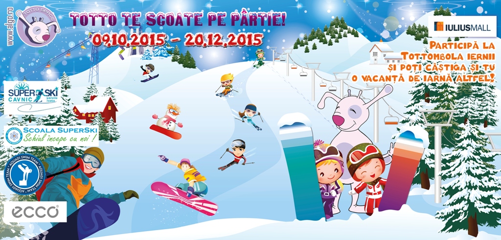 Kidsland Totto Space te trimite într-un week-end la schi
