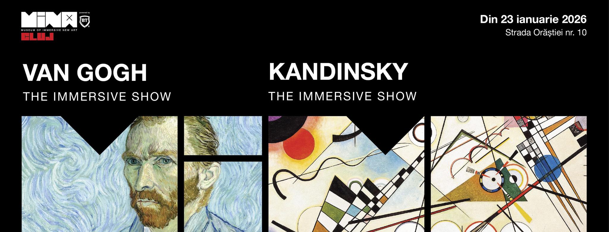 „Van Gogh” și „Kandinsky” – noi spectacole imersive la MINA Cluj, din ...