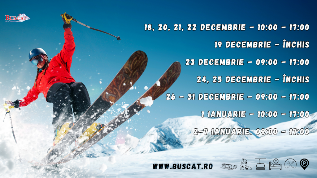 Pasionații sporturilor de iarnă sunt invitați la ski, săniuș și tubing ...