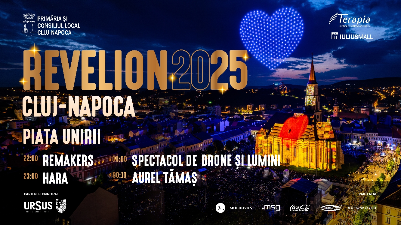 Revelion 2025 la Cluj-Napoca: atmosferă de sărbătoare, concerte ...