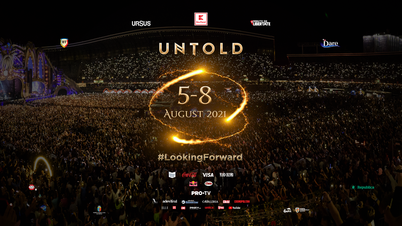 UNTOLD 2021 își va redeschide porțile în perioada 5-8 august!