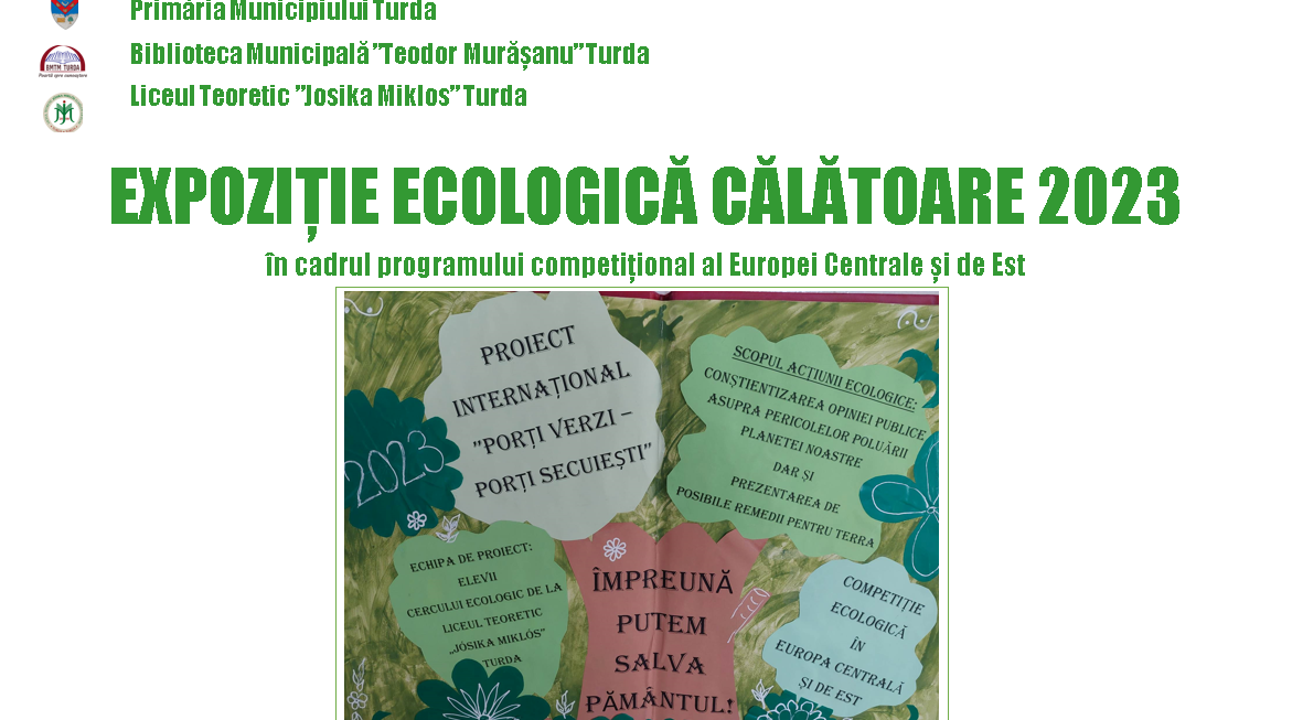 Expoziție ecologică călătoare 2023