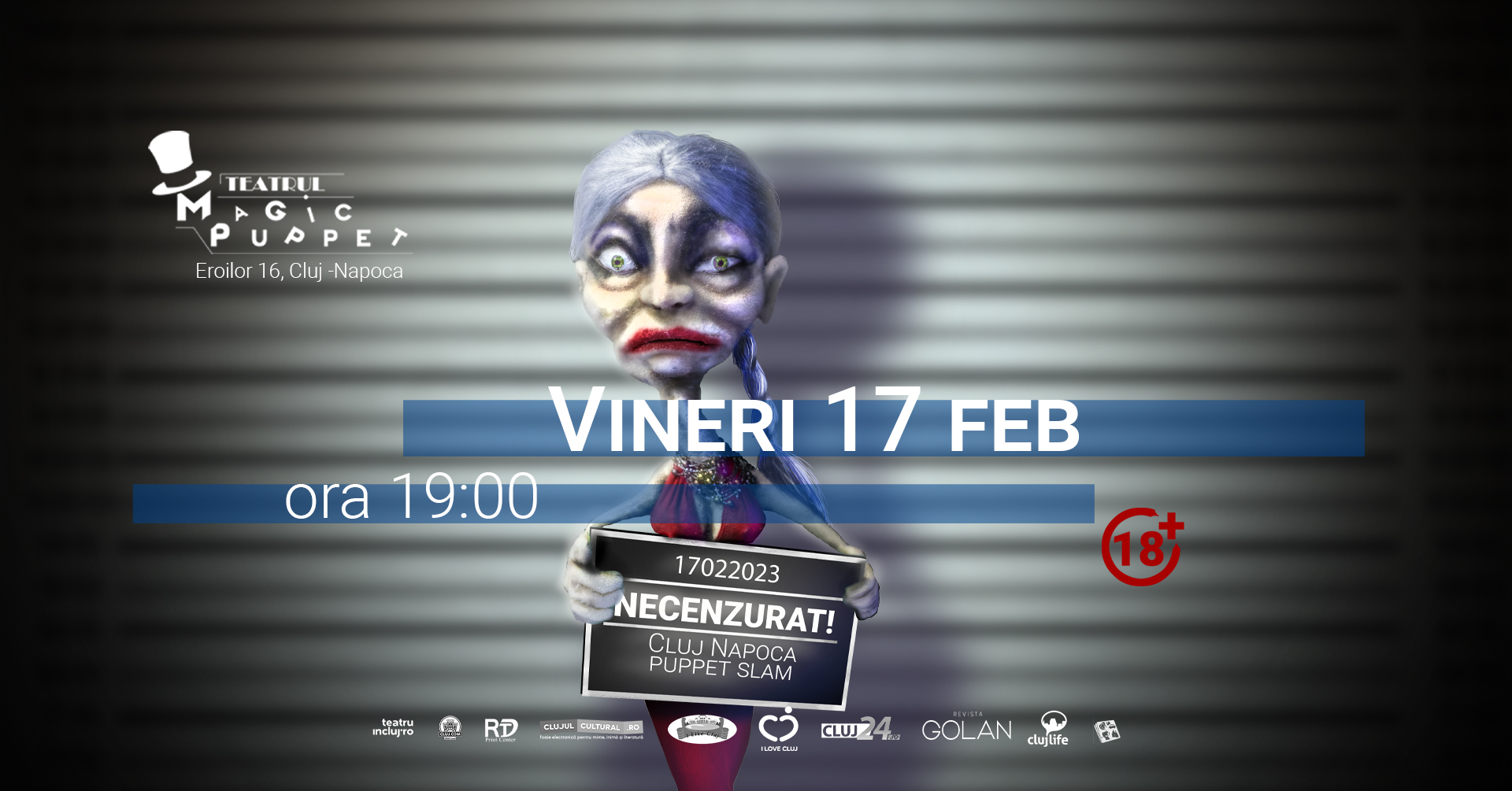 Primul eveniment Puppet Slam din Cluj-Napoca are loc la Magic Puppet